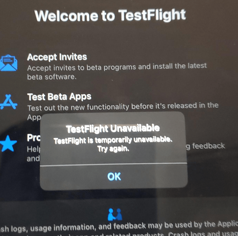 Fixing “Testflight error: Couldn’t Load Apps, Testflight is currently ...